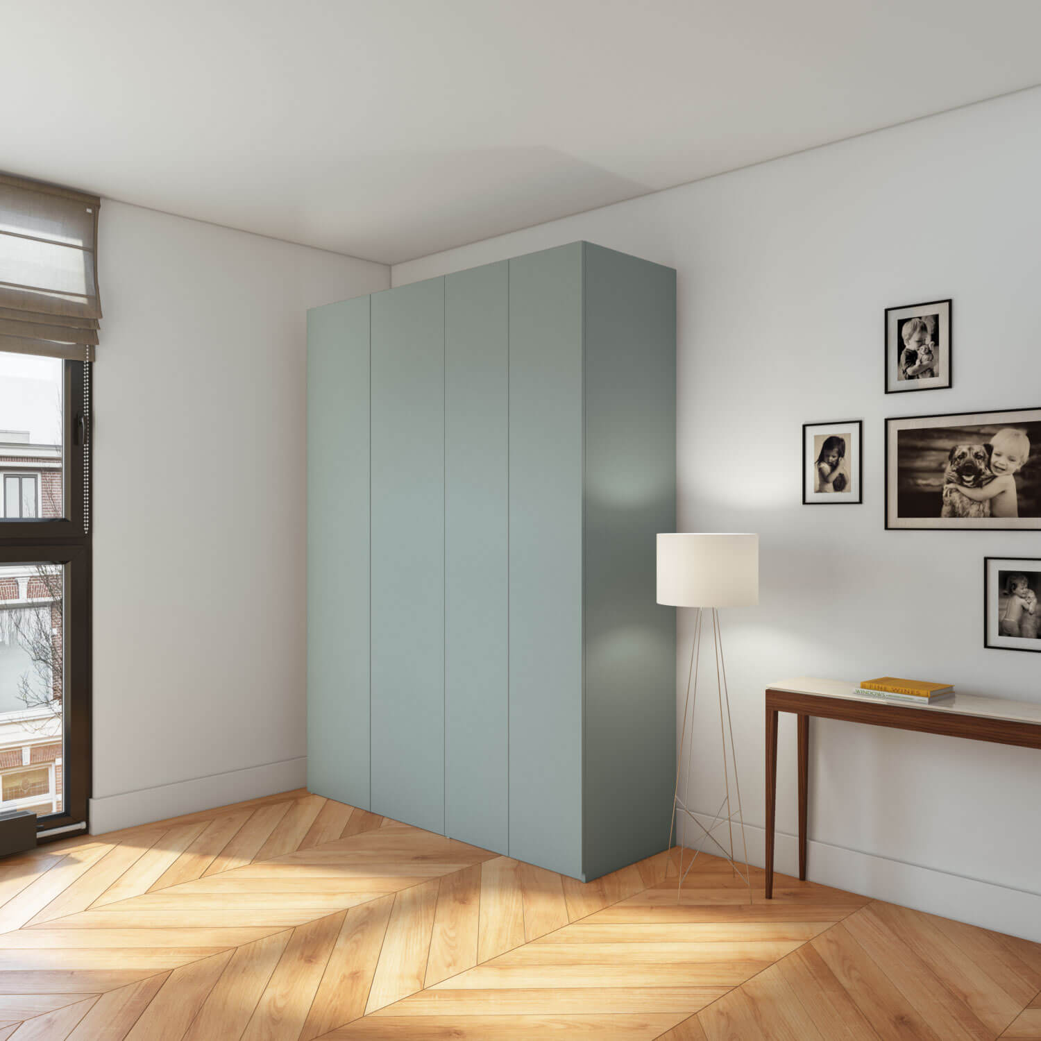 Kastdeuren op maat Fjord Groen voor Ikea Pax (U636) vanaf € 99