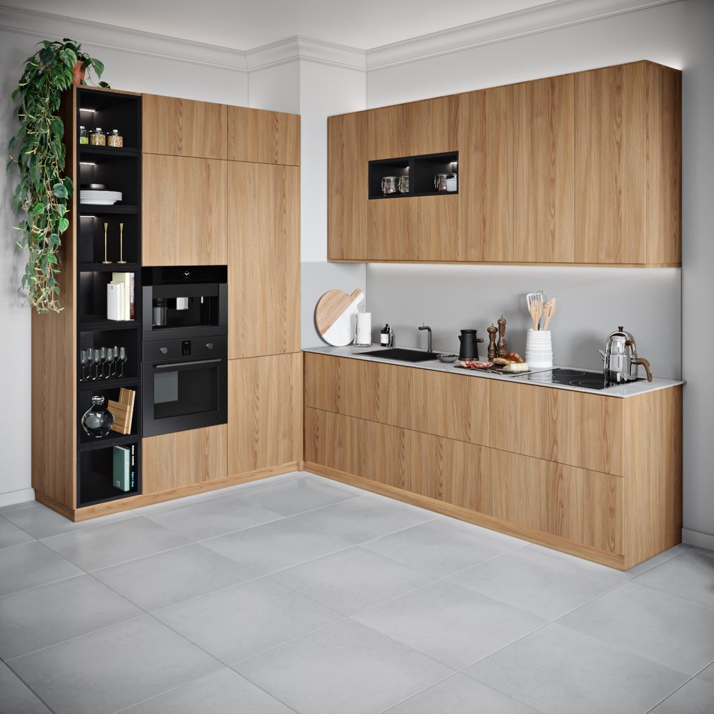 Keukenfronten Havana Den Zwart (H3081 ST22) voor IKEA Metod